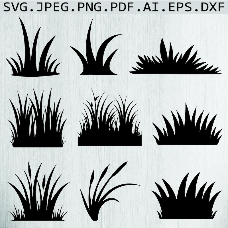 Laser Grass Svg - Etsy UK