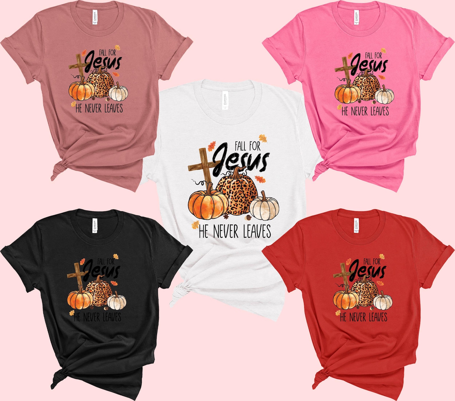 Fall for Jesus DTF Transfer: Autumn Christian Apparel - Etsy
