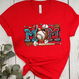 Baseball Mom DTF Transfer, Show Your Support With Style, Perfect for ...