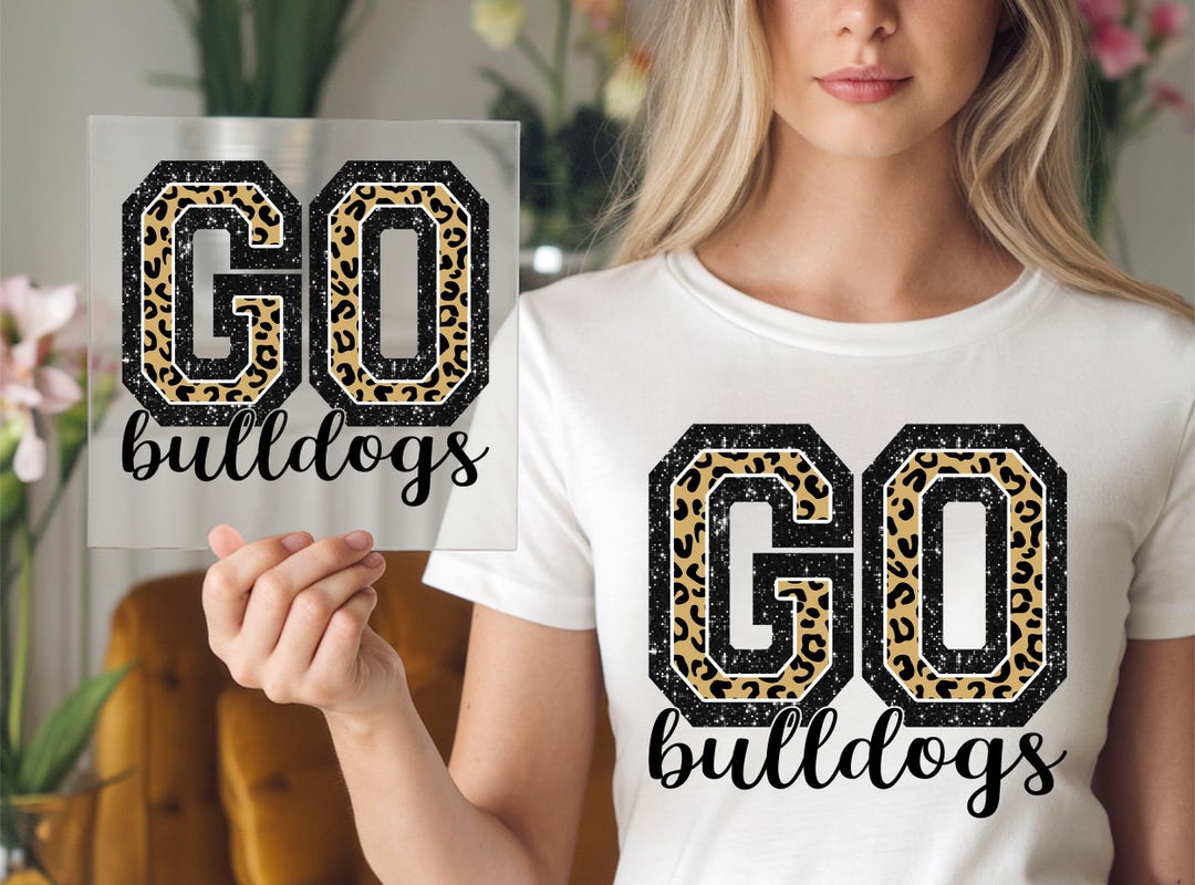 GO Bulldogs DTF Transfer: Iron-on Decal for Apparel - Etsy