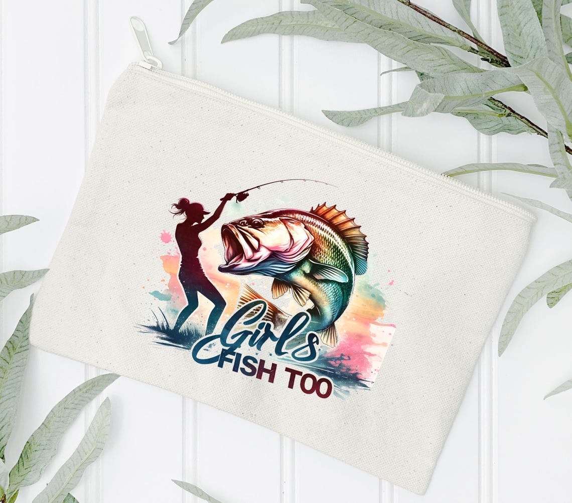 Women Fish Too DTF Transfer: Angler's Pride Iron-on Decal - Etsy