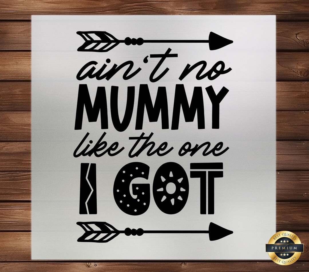 Baby Ain't No Mummy DTF Transfer: Sparkly Iron-on Decal - Etsy
