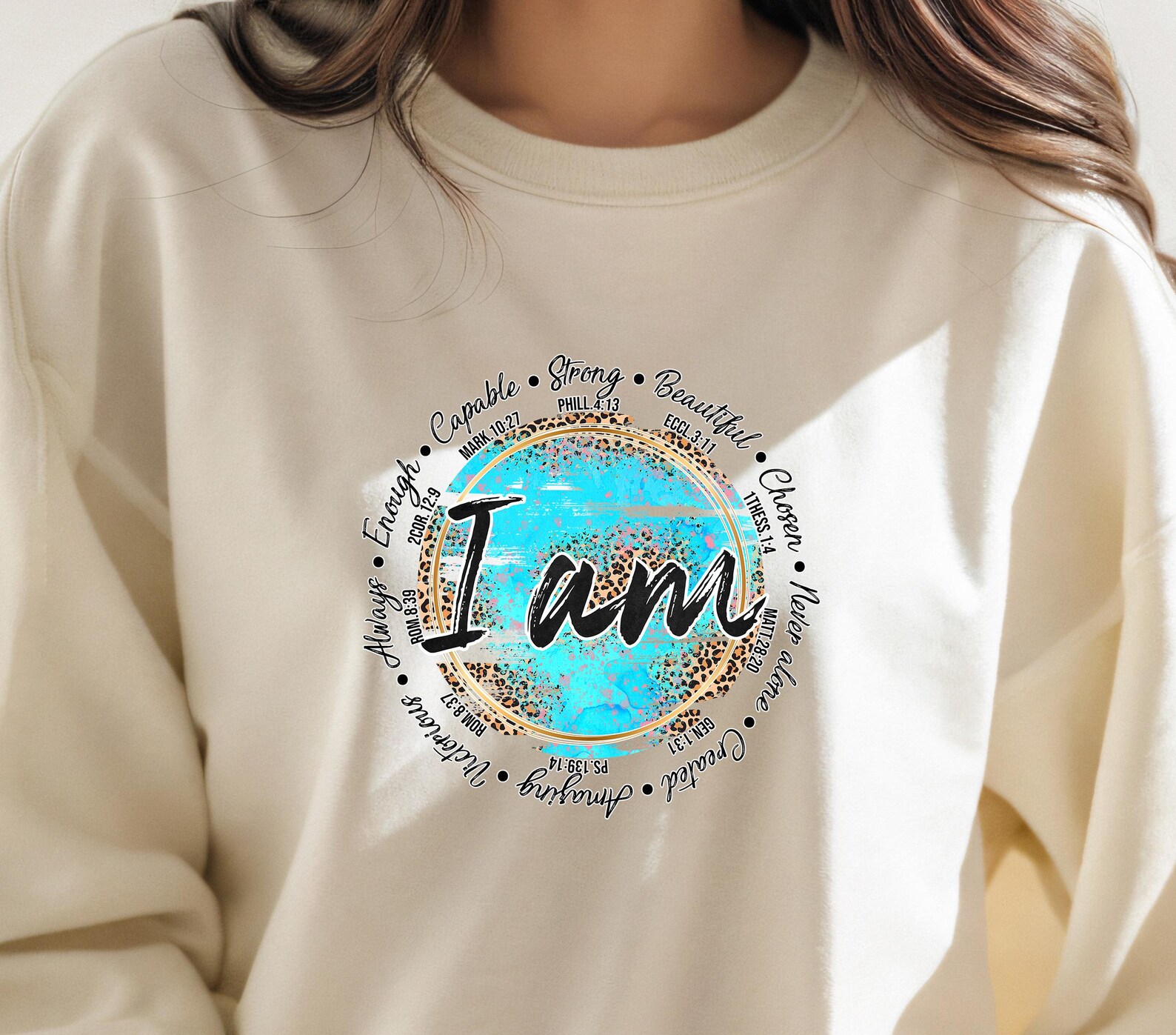 I Am Christian DTF Transfer: Faith Sublimation Design - Etsy