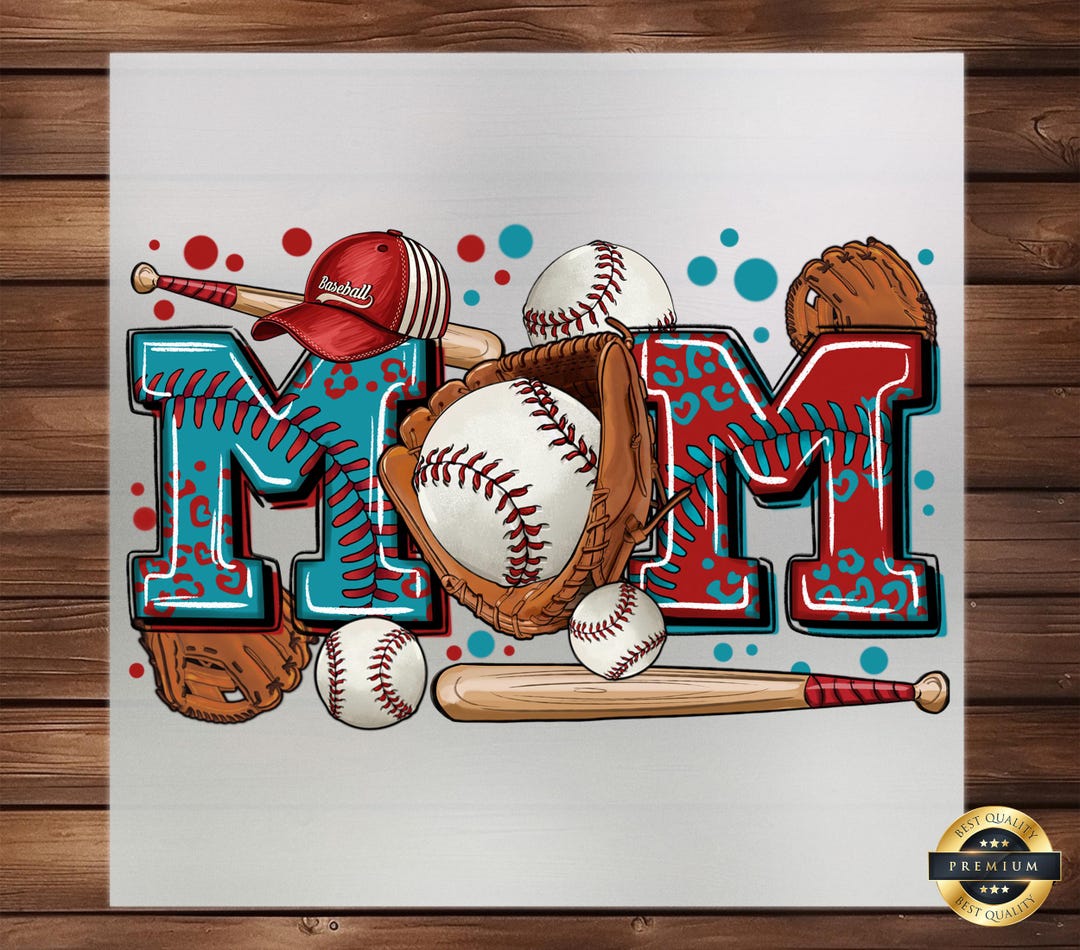 Baseball Mom DTF Transfer, Show Your Support With Style, Perfect for ...