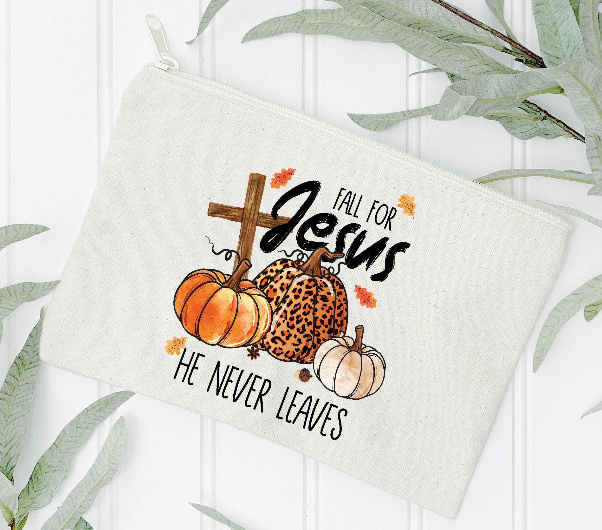 Fall for Jesus DTF Transfer: Autumn Christian Apparel - Etsy