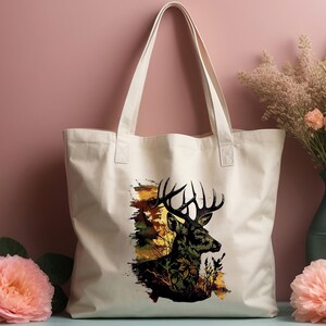 Deer Hunting Designs DTF Transfer for Hats, Dynamic Outdoor Graphics ...