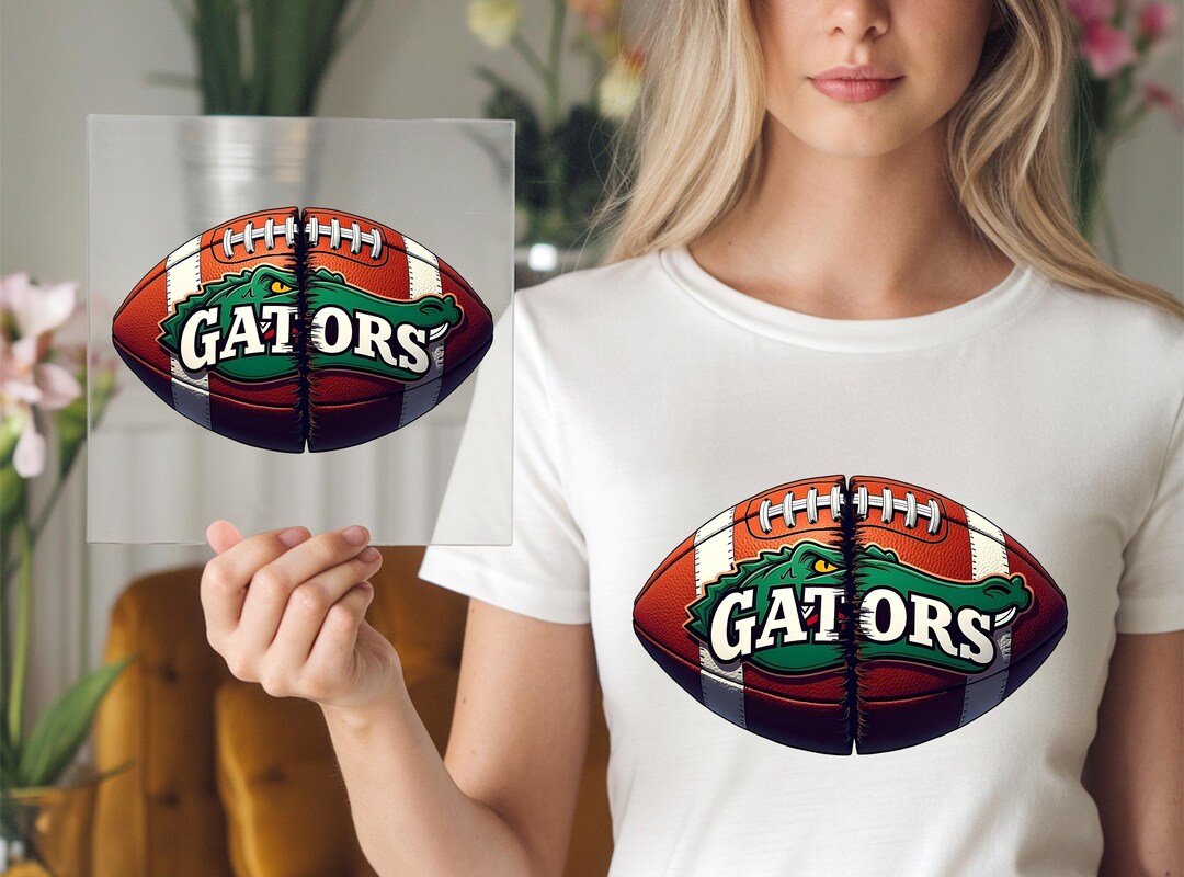 Football Gator DTF Transfer: DIY Team Apparel Print - Etsy