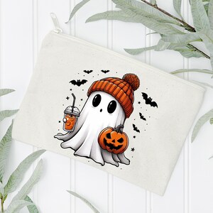Cute Ghost DTF Transfer, Halloween Design, Ready to Press, Iron on ...