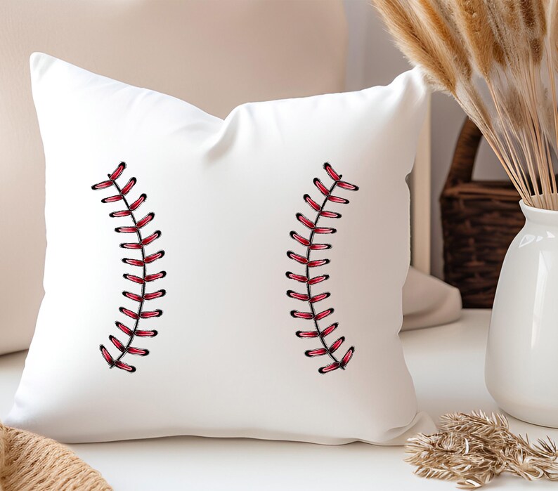 Baseball Stitch DTF Transfer: Realistic Seam Iron-on - Etsy