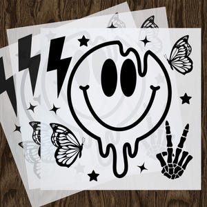 Mile High Pocket White DTF Transfer, Minimalist Iron-on Design, DIY ...