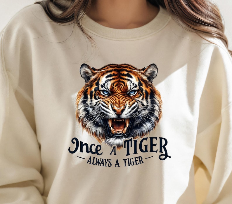 Once a Tiger, Always a Tiger DTF Transfer: Alumni School Pride - Etsy
