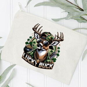 Lucky Buck DTF Transfer, Kids St. Patrick's Day Design, Perfect for ...