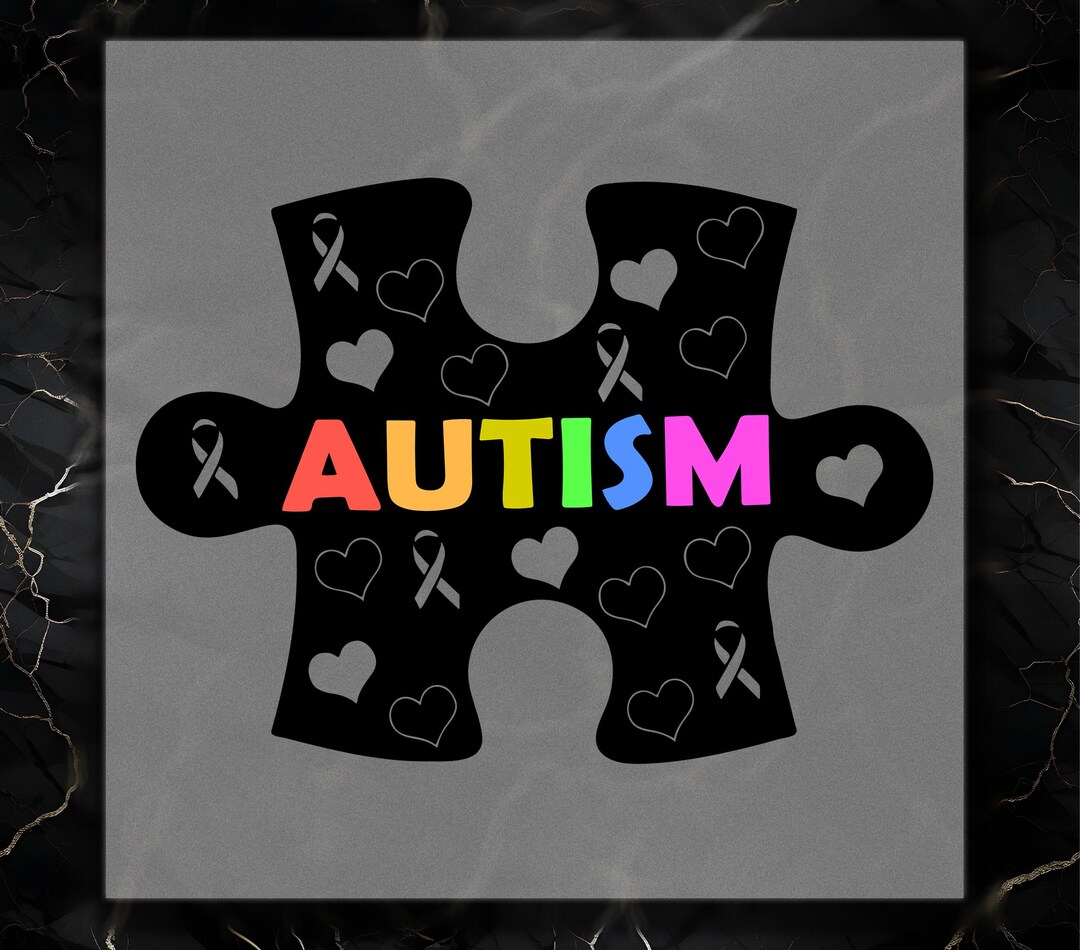 Autism Awareness Rainbow Puzzle Piece DTF Transfer: Iron-on Design - Etsy