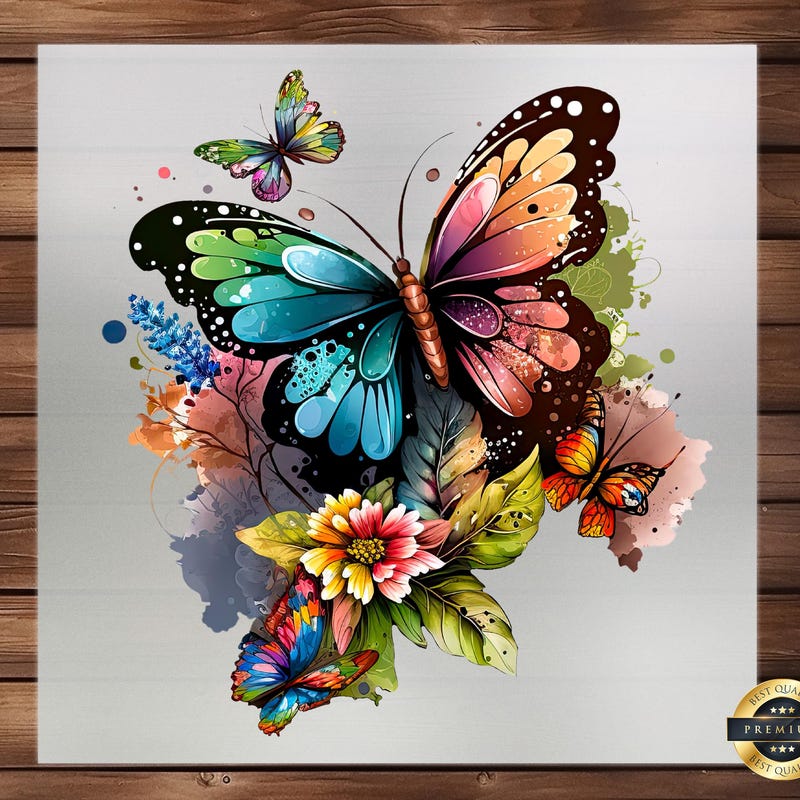 Butterfly Transfer - Etsy