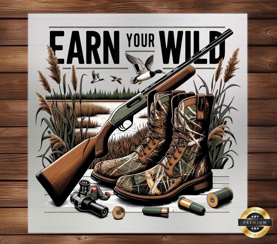 Duck Hunting DTF Transfer: Waterfowl Theme, Ready to Press - Etsy