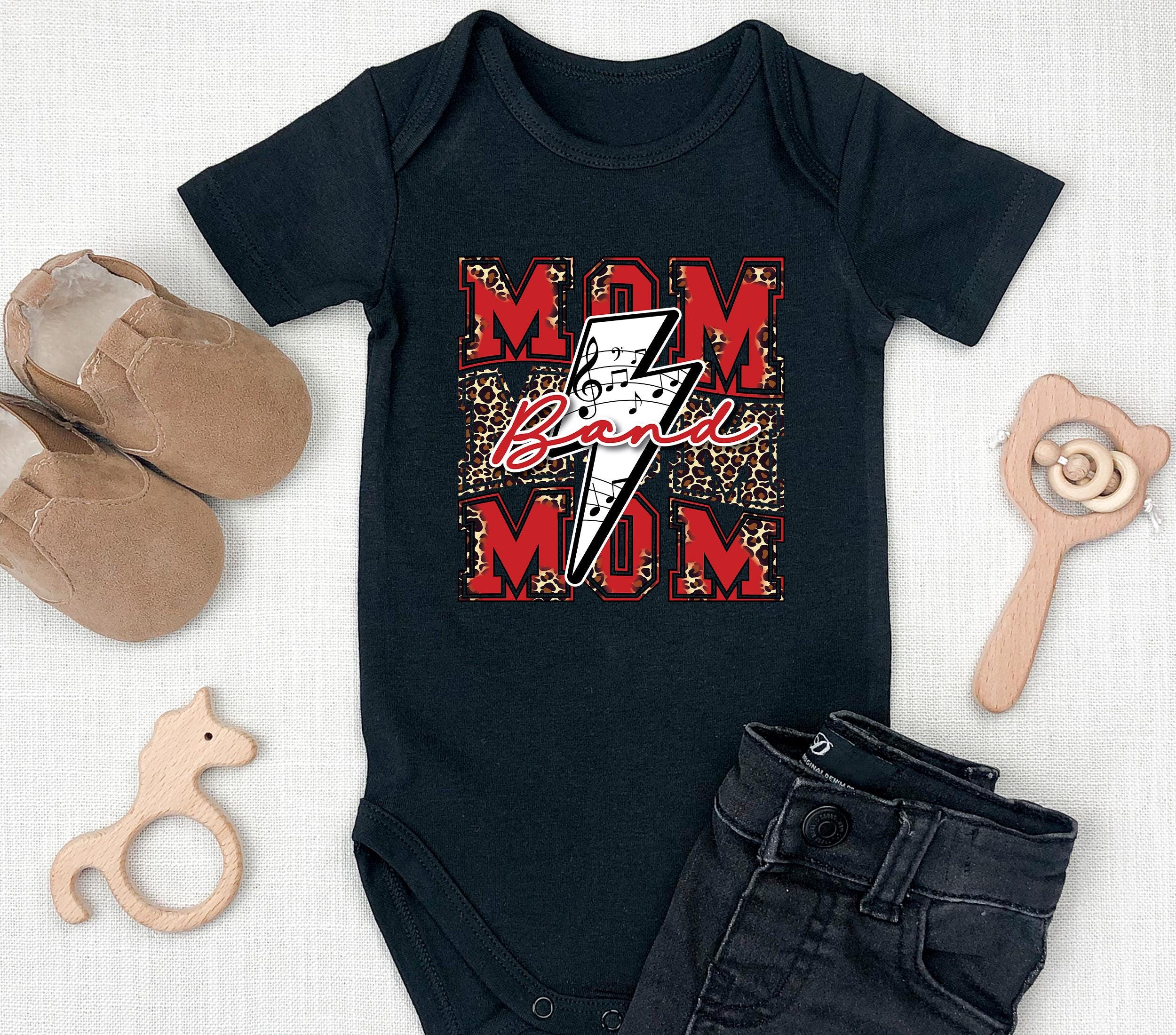Band Mom Lightning Bolt DTF Transfer: Marching Band Support - Etsy