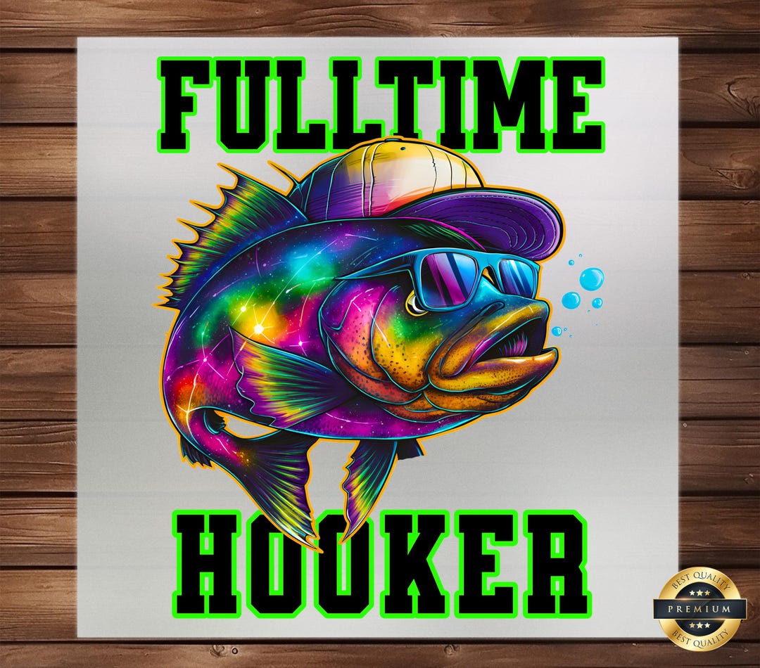 Catfish Fishing DTF Transfer, Hunting & Angling Design, DIY Craft ...