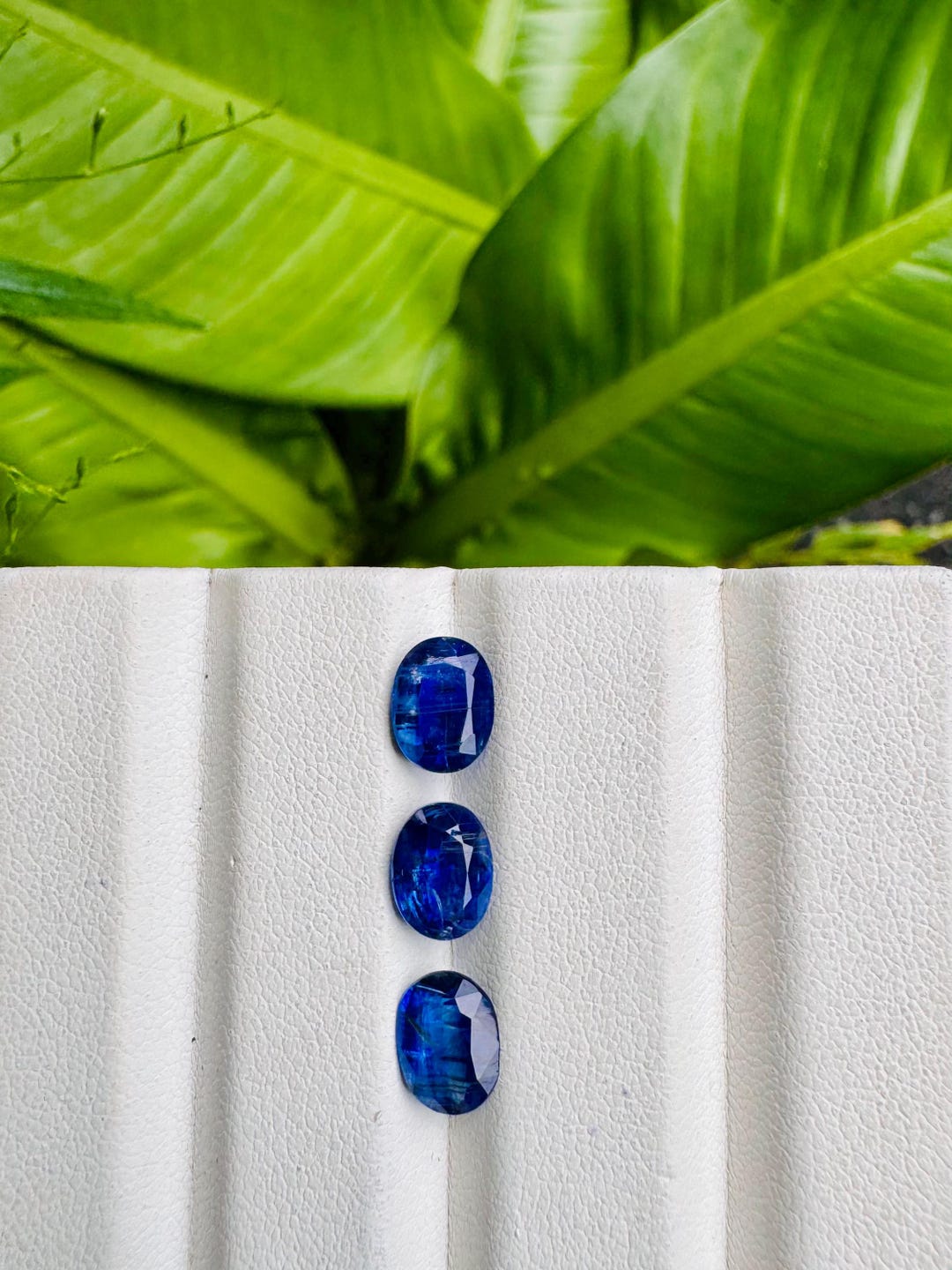 Natural Blue Kyanite Oval Shape Faceted Loose Gemstone Good Quality ...
