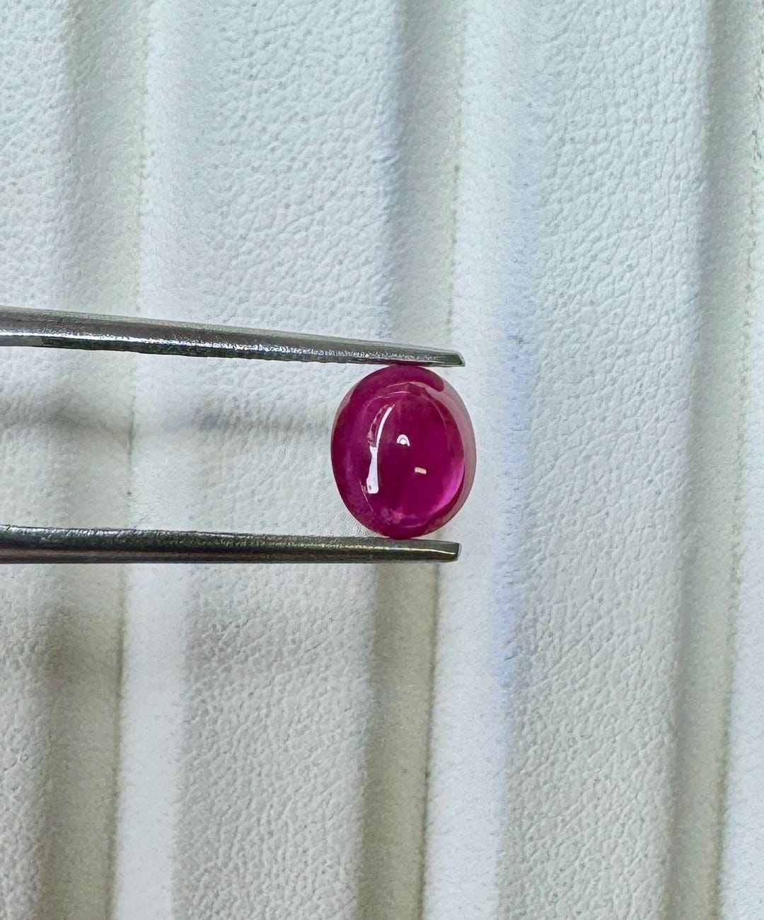 Natural Ruby Oval Cub 1 Piece Loose Stone7x5.2x3.3mm Size Heated Burma ...
