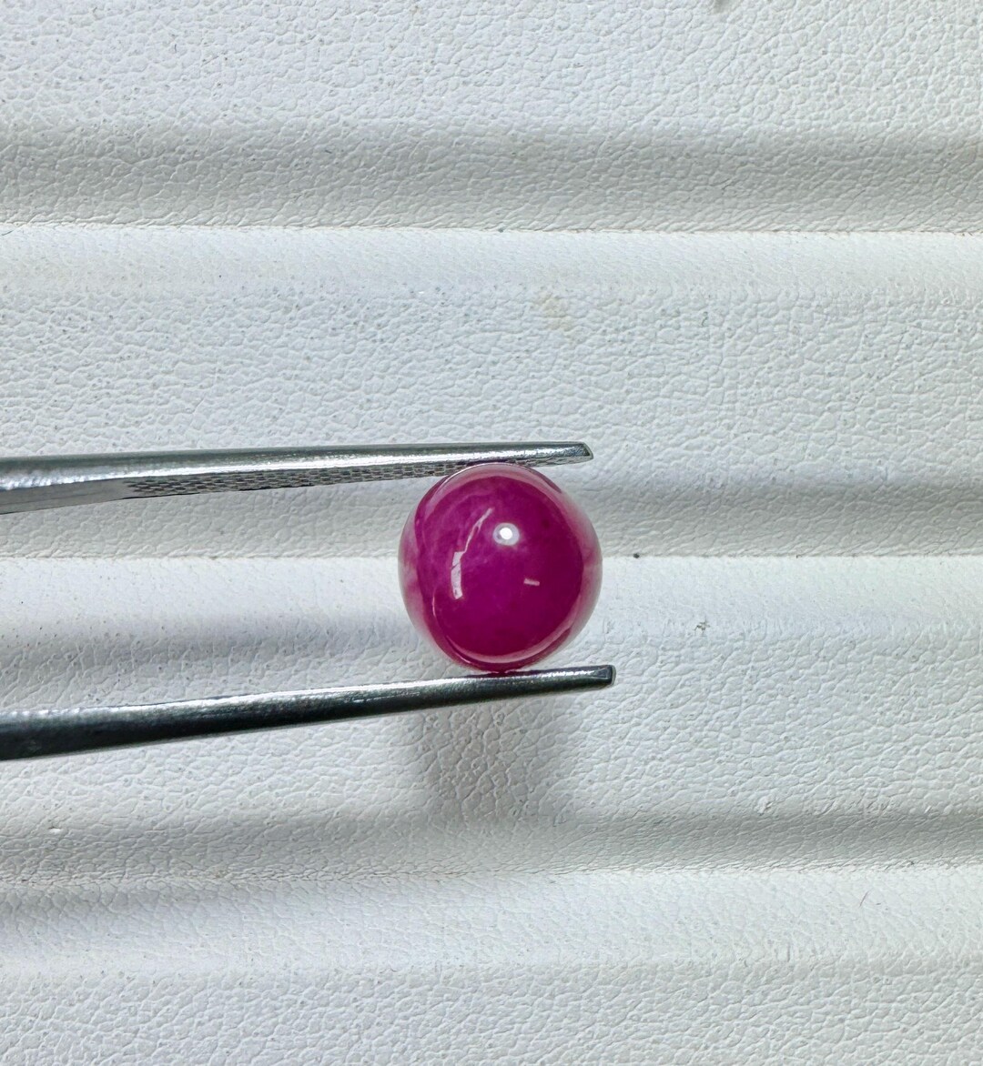 Natural Ruby Round Cub 1 Piece Loose Stone 8x8x6.40mm Size Good Colour ...