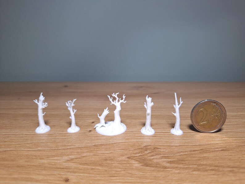 Set of 5 Fantastic Trees – STL Files for 3D Printing – Scenery for ...