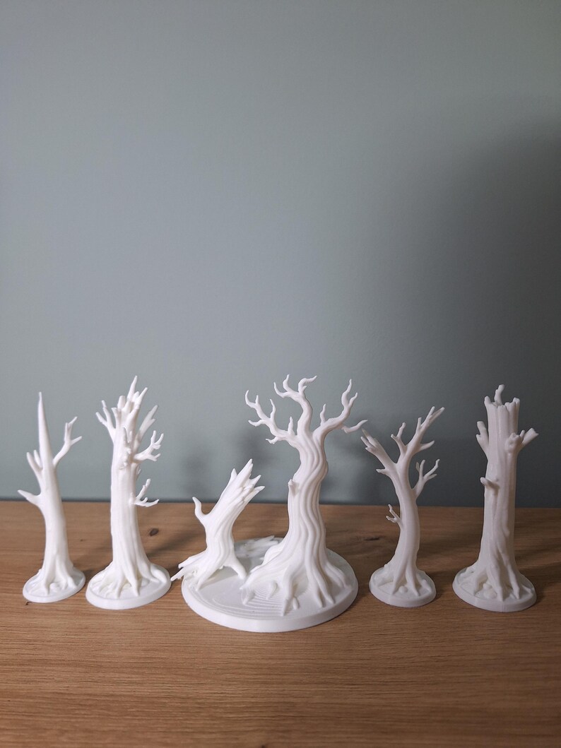 Set of 5 Fantastic Trees – STL Files for 3D Printing – Scenery for ...