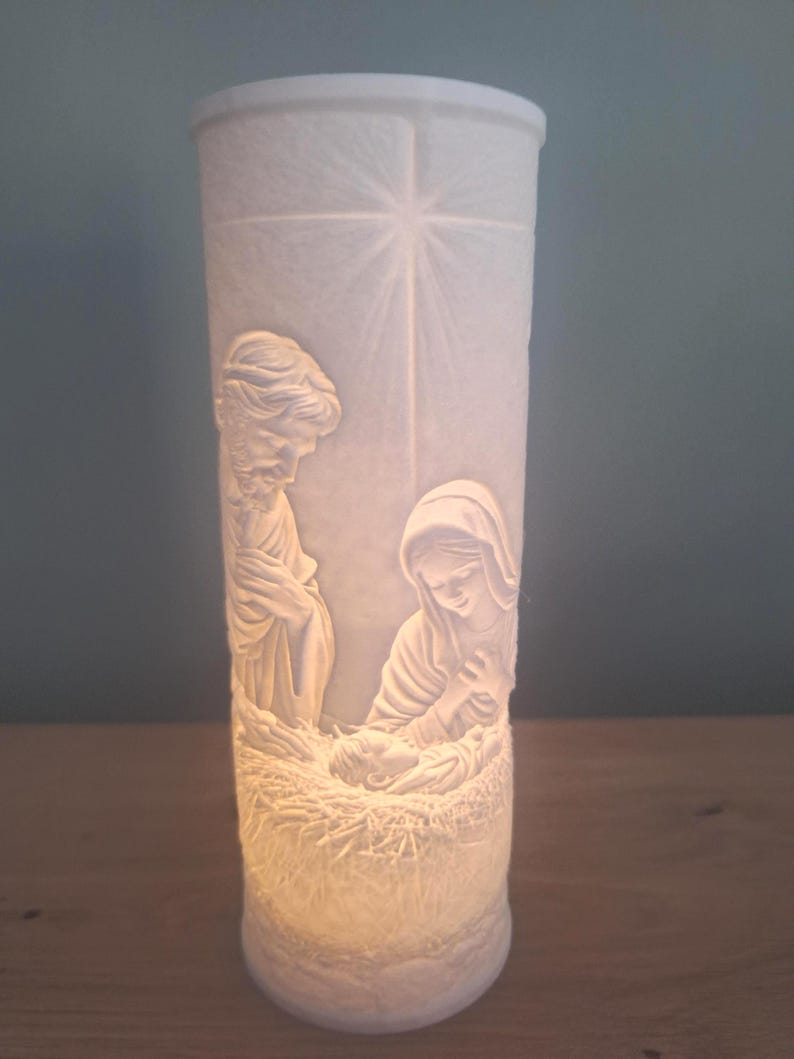 Nativity Scene - Candle Holder - STL File - 3D Printing - Lithophane - Etsy