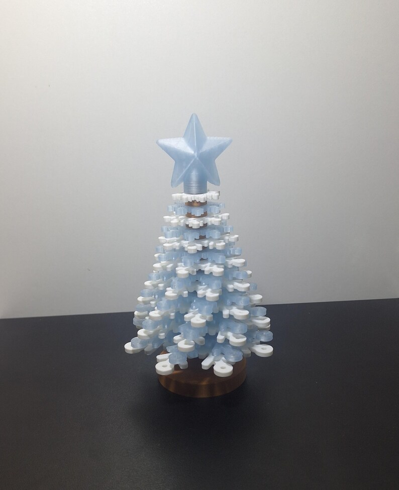 3D Stackable Christmas Tree STL – STL Pack (screw-on Star, Modular ...