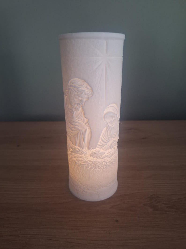 Nativity Scene - Candle Holder - STL File - 3D Printing - Lithophane - Etsy