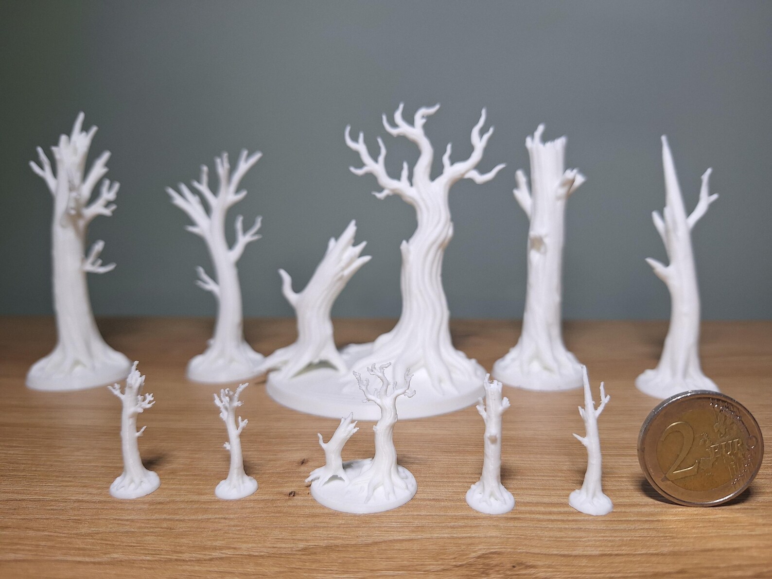 Set of 5 Fantastic Trees – STL Files for 3D Printing – Scenery for ...