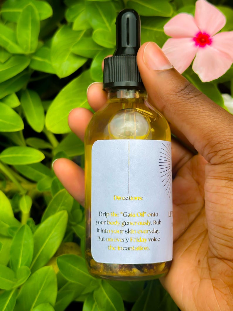 Gaia Ritual Oil (divine Feminine) / Intention Oil/ Conjure Oil / Hoodoo ...
