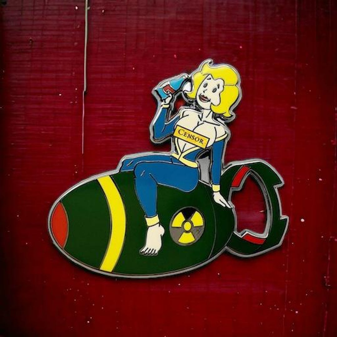 Fallout Girl Enamel Pin - Etsy