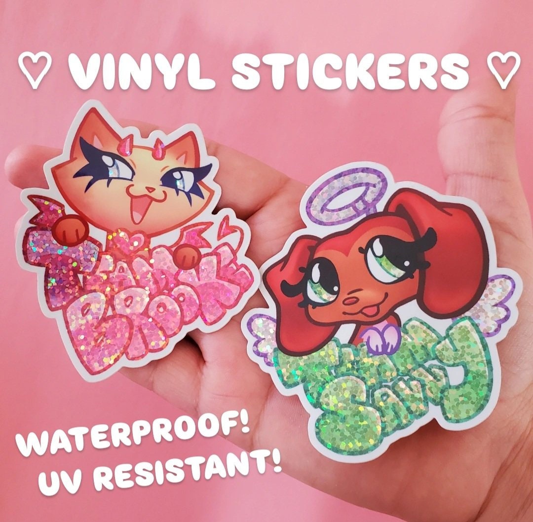 LPS Popular Brooke/savvy 3" Glitter Stickers - Etsy