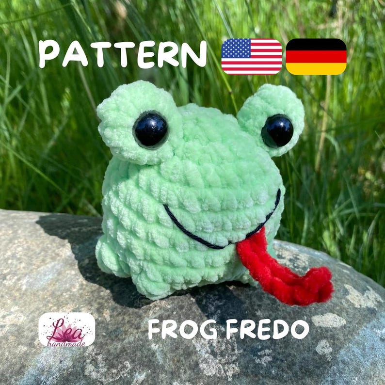Fredo the Frog Crochet Pattern - Etsy