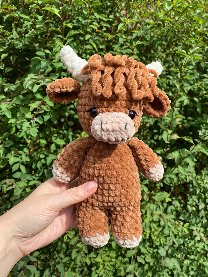 Highland Cow Crochet Pattern - Etsy