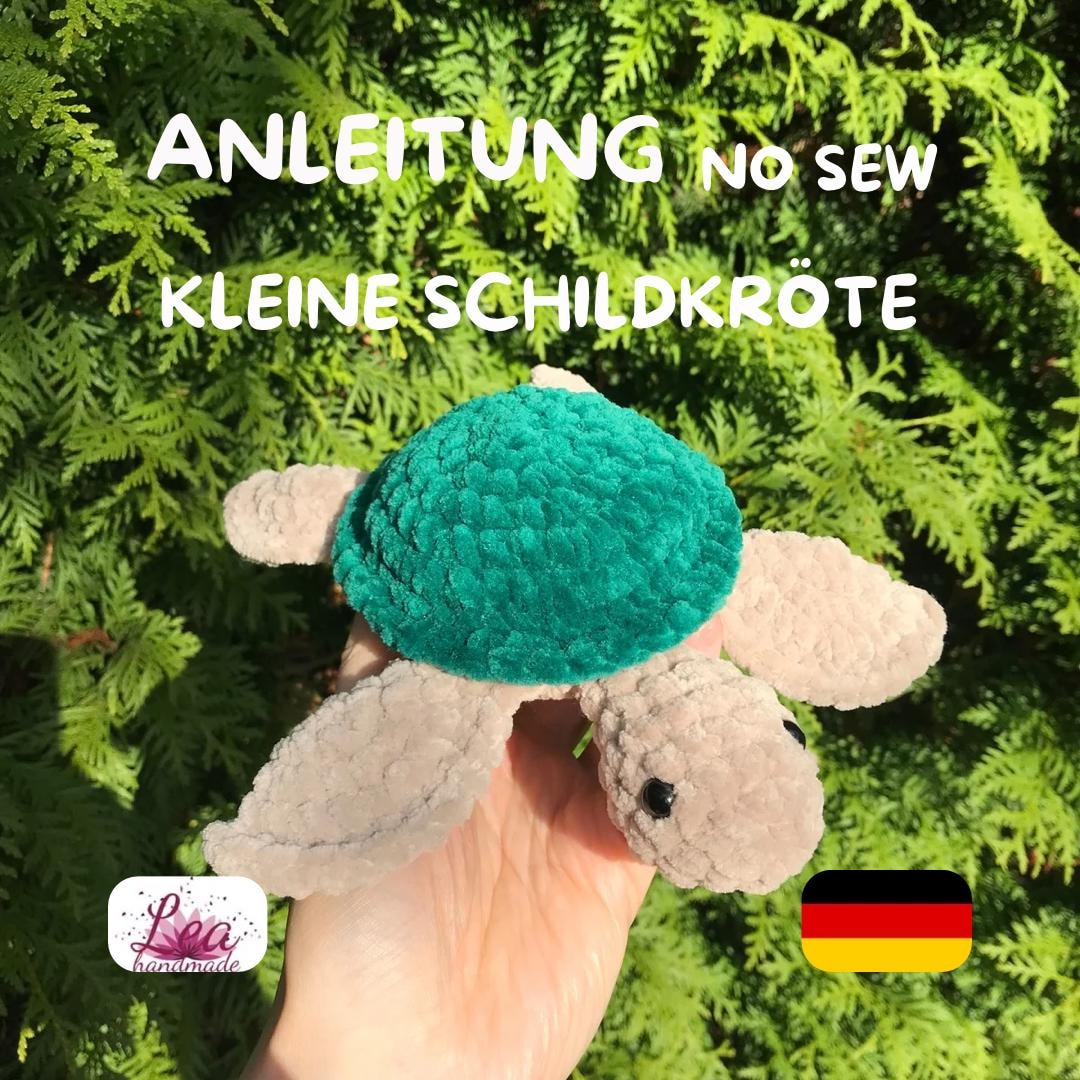 NO SEW Turtle Small Instructions German Turtle Pattern - Etsy