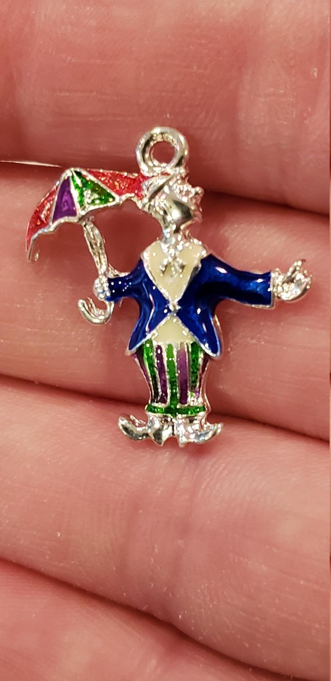 Clown Clowns Enamel Charms Findings 6 Pc - Etsy