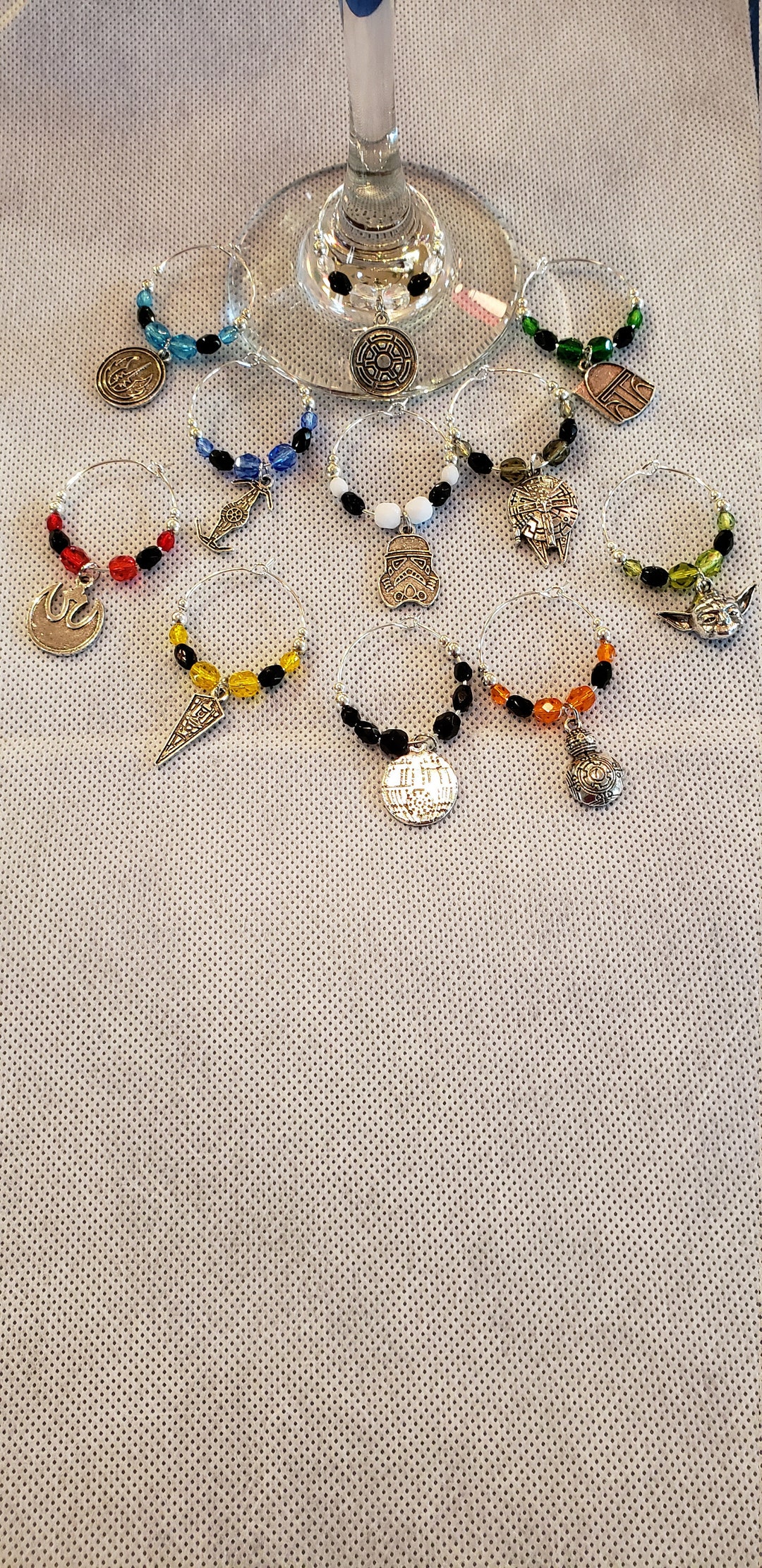 Star Wars Themed Wine Charms - Etsy