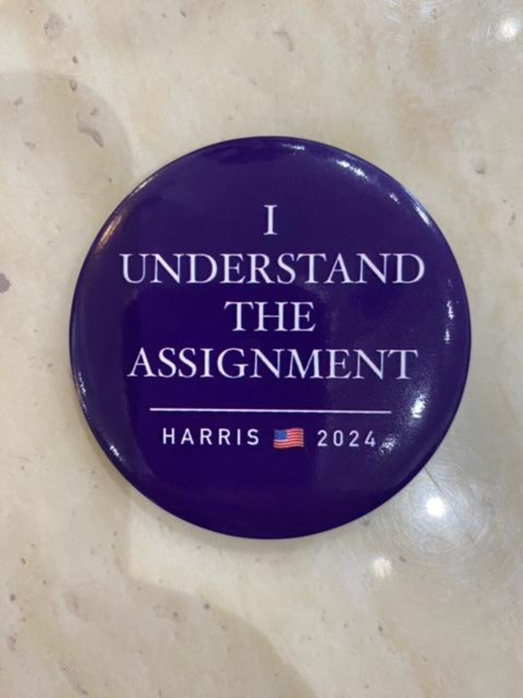 Kamala Harris Button Pin Badges I Understand the Assignment 2024 USA ...