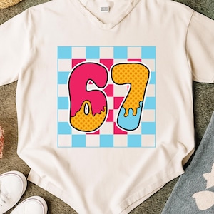 67 Meme Funny Hands SVG Bundle: Retro Six Seven PNG, Birthday 67 Shirt ...