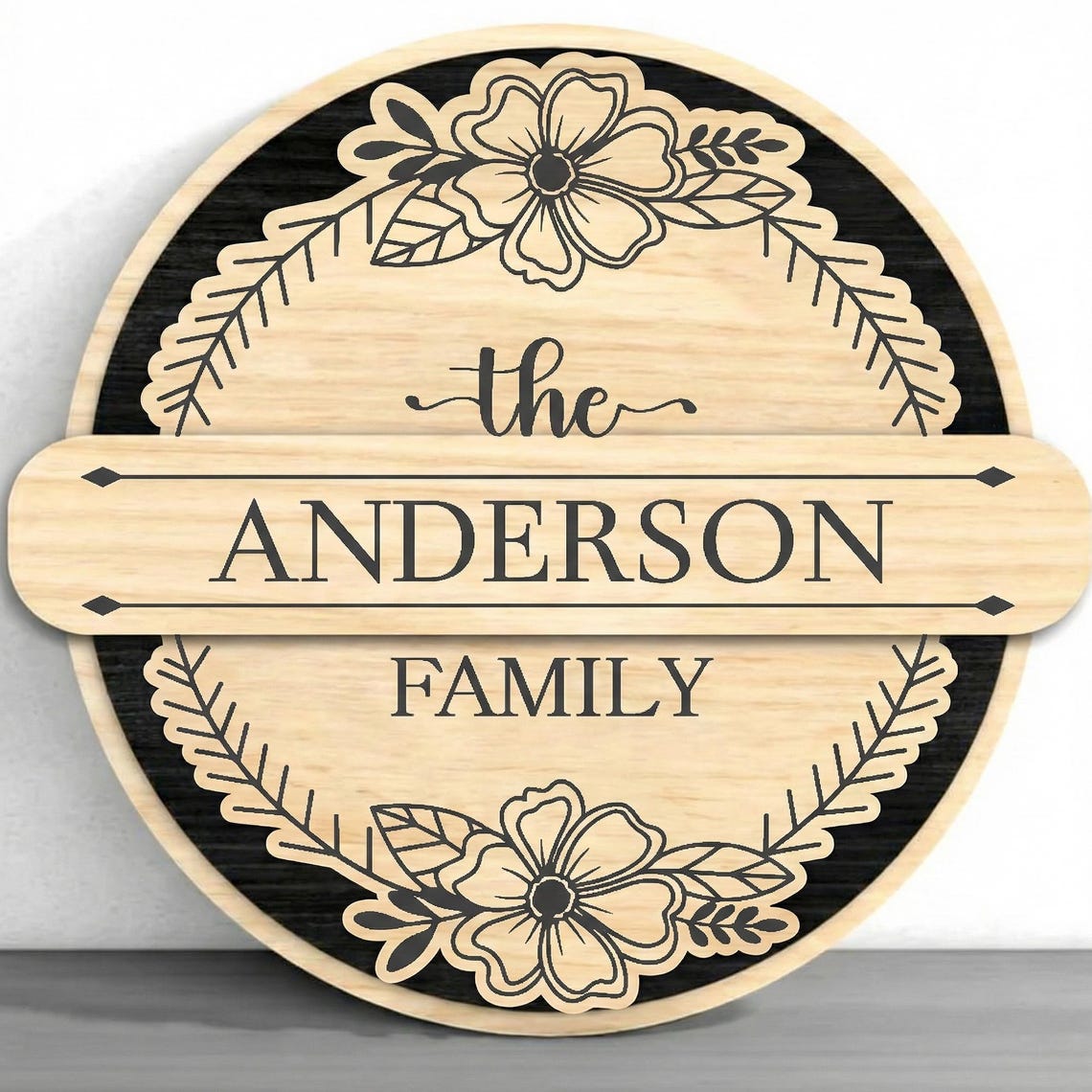 Family Name Monogram SVG Bundle: Split Monogram & Wedding Sign for ...
