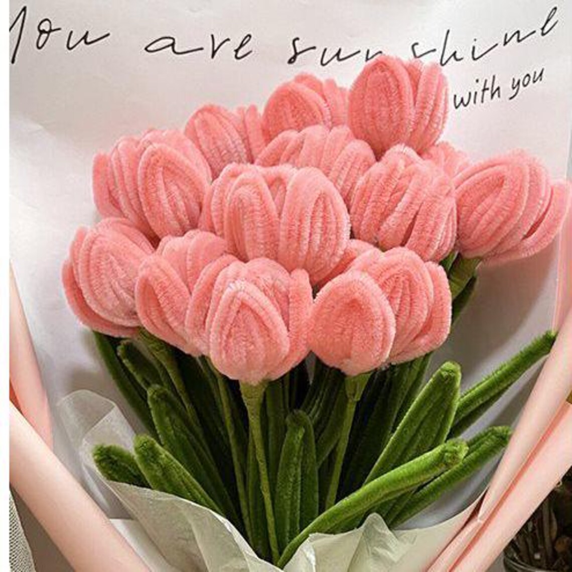DIY Twisted Flower Bouquet Kit – Tulip Flower Craft Kit With Twisted ...