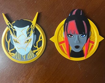 FN Chapter 5 Season 1 Medallions Aspects 3D Printed Peter Oscar Nisha ...