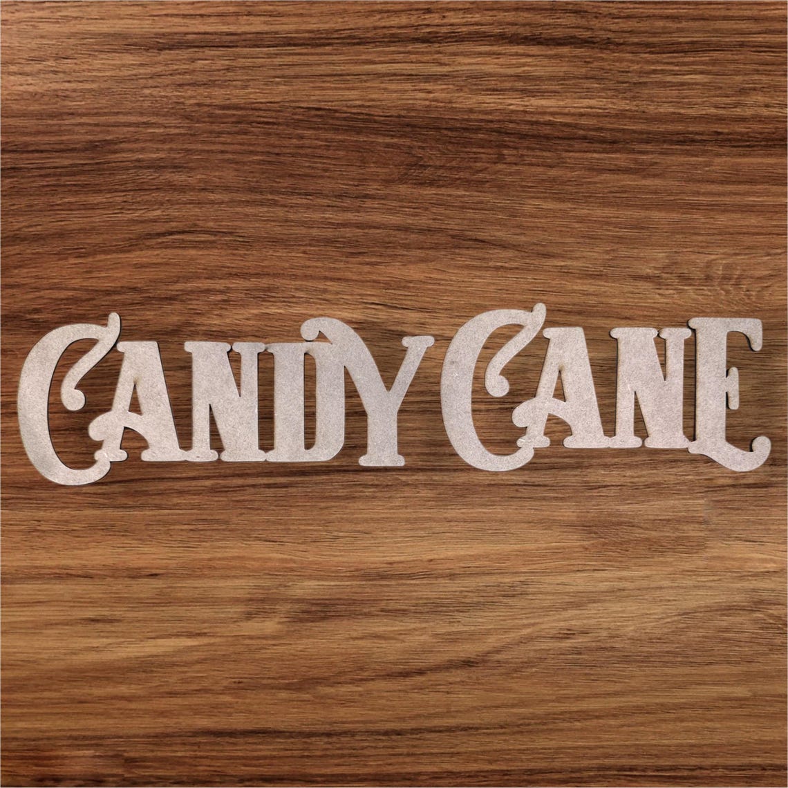 Candy Cane Cafe Wood Cutout: DIY Christmas Craft Sign - Etsy