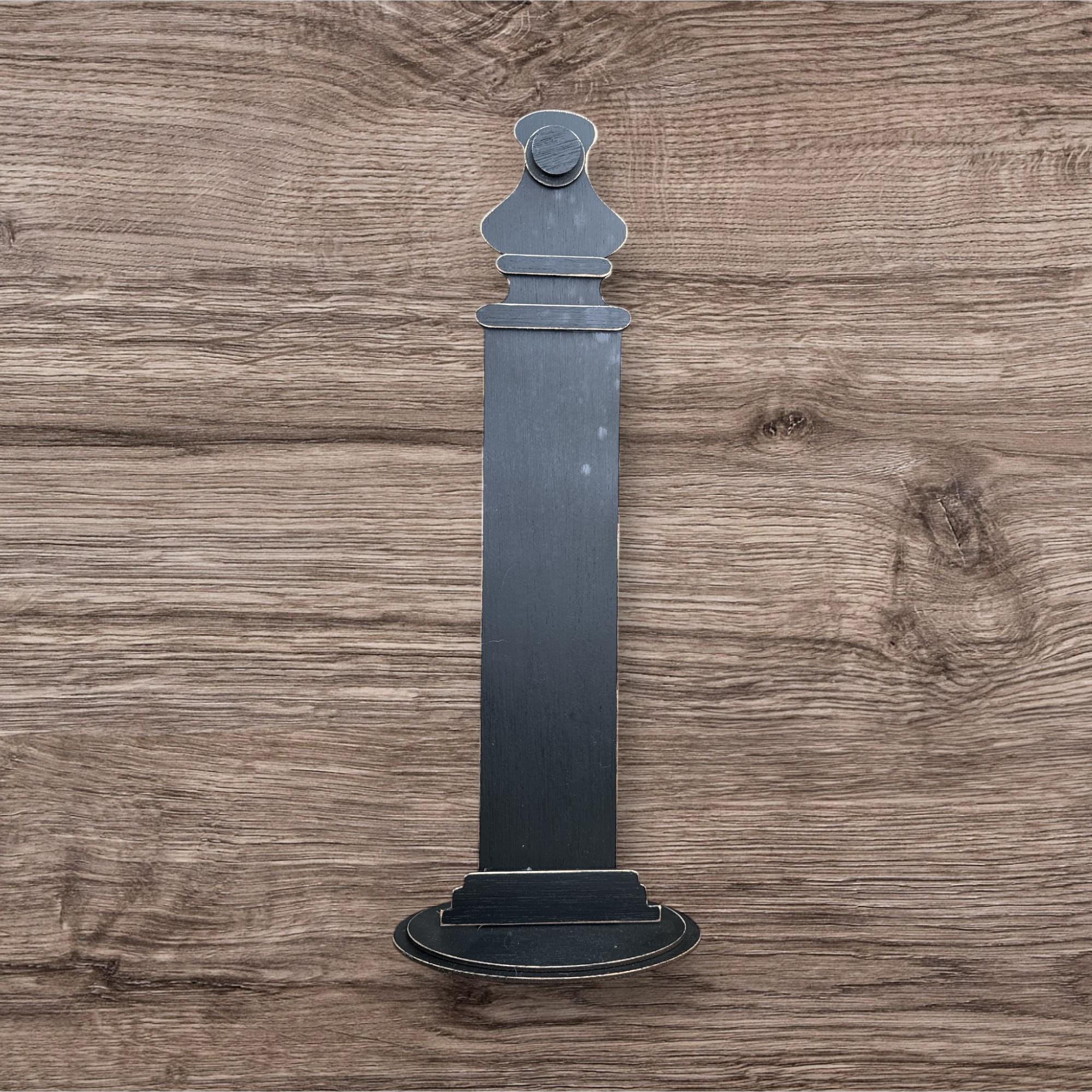 Unfinished Wood Post Stand | DIY Round Sign Display - Etsy