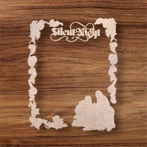 Silent Night Nativity Frame Cutout | Coordinates With Chalk Couture ...