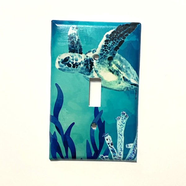 Sea Turtle Light Switch Cover - Etsy