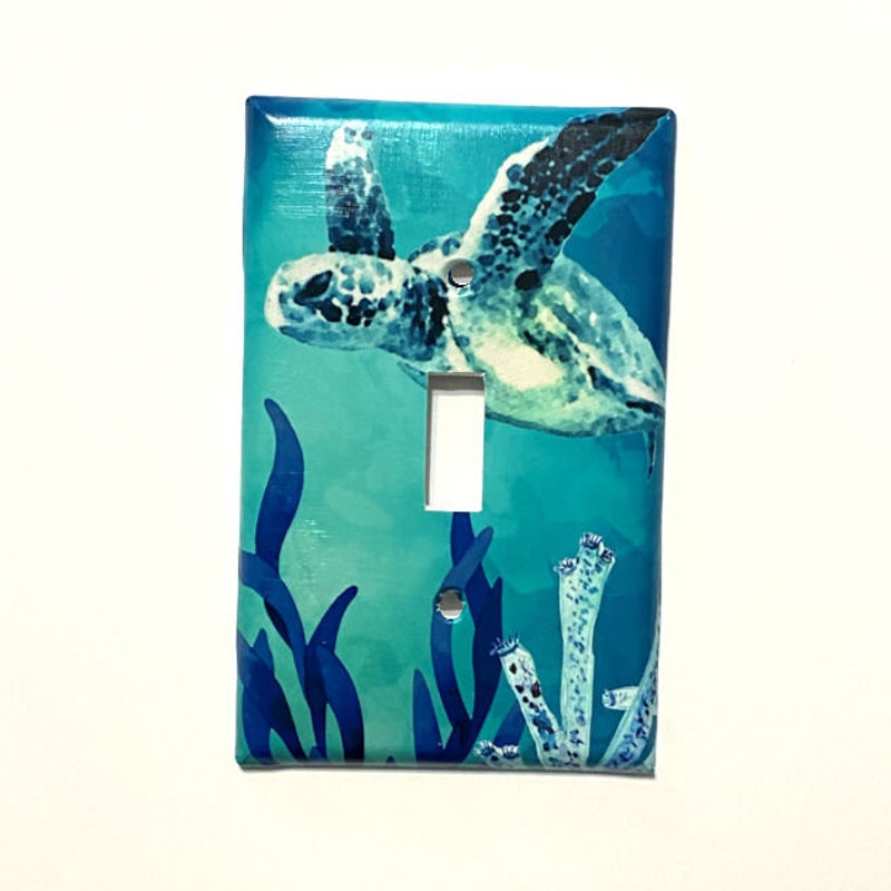 Sea Turtle Light Switch Cover - Etsy