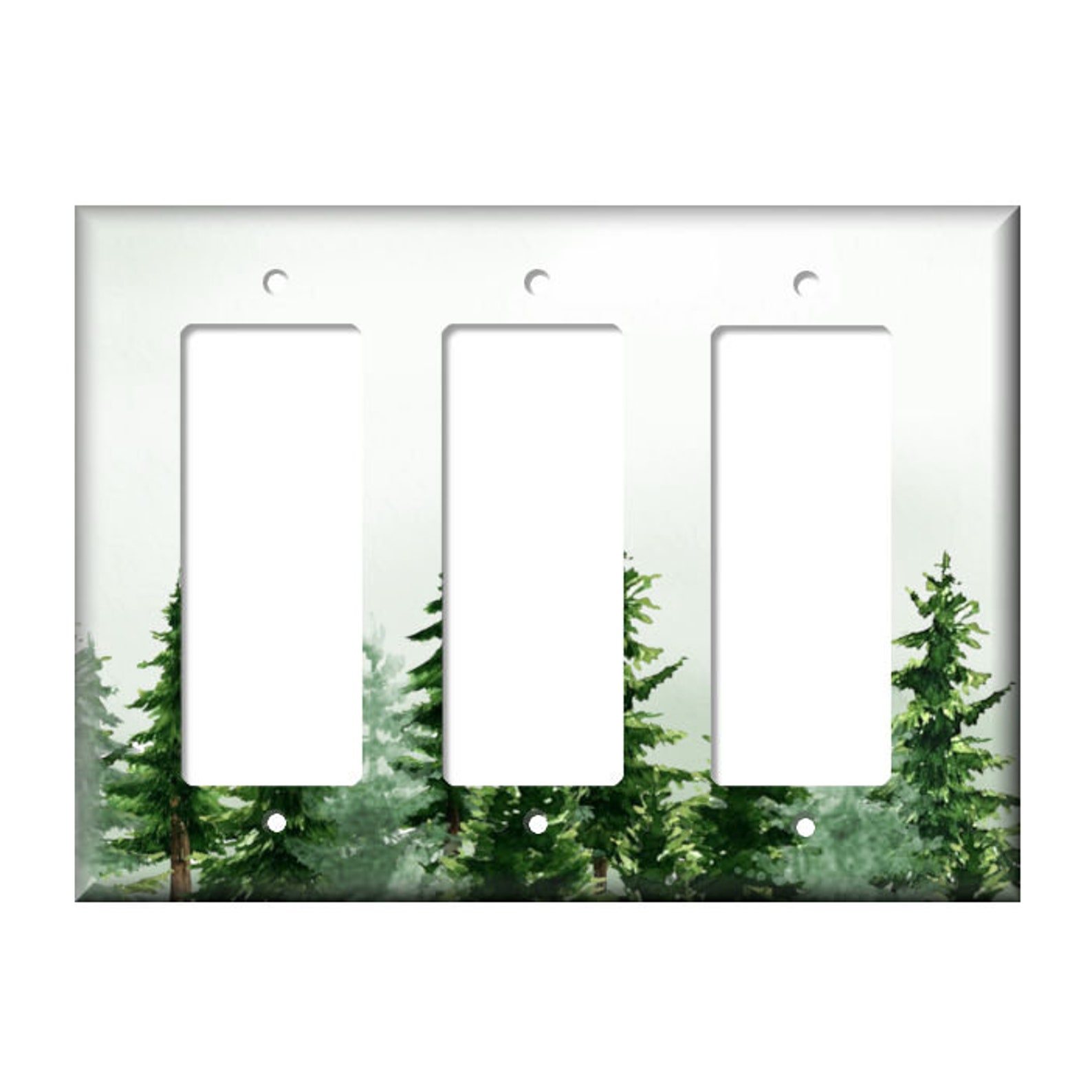 Forest Trees Light Switch Cover Switchplate Cover Trees - Etsy