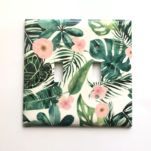 Tropical Plants Switch Cover Tropic Switchplate Summer - Etsy